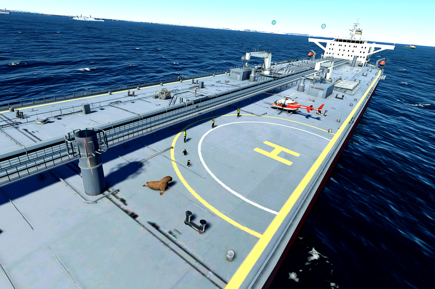 Tokyo - Yokohama Ships Helipad / Aircraft Carrier Scenery V2.0 pour ...