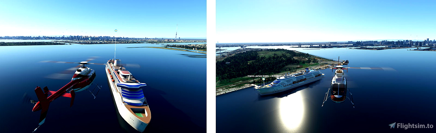 Tokyo Heliport (RJTIH), Japan Static Scenery V3 for Microsoft Flight ...