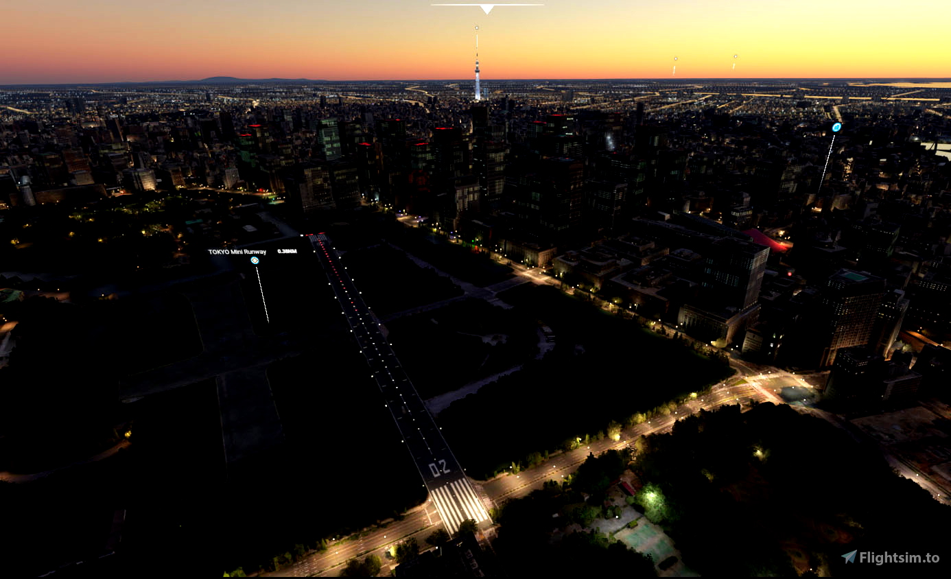 Tokyo Mini Runway ( Fictional simple scenery ) для Microsoft Flight ...