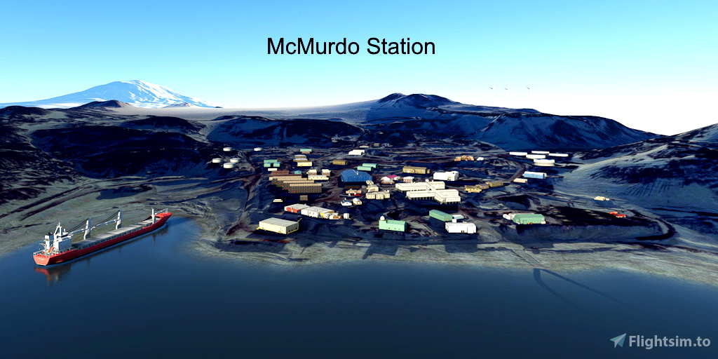 Ultralight Sightseeing - Antarctica - McMurdo Station - Scott Base pour ...