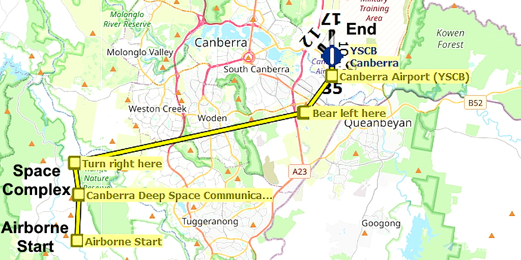 Ultralight Sightseeing - Australia - Canberra Deep Space Communication ...