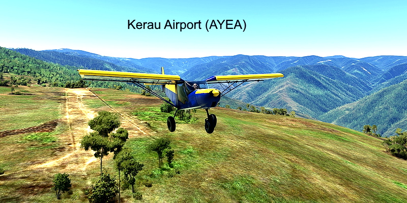 Ultralight Sightseeing - Papua New Guinea - Kerau - Tapini - Mountain ...