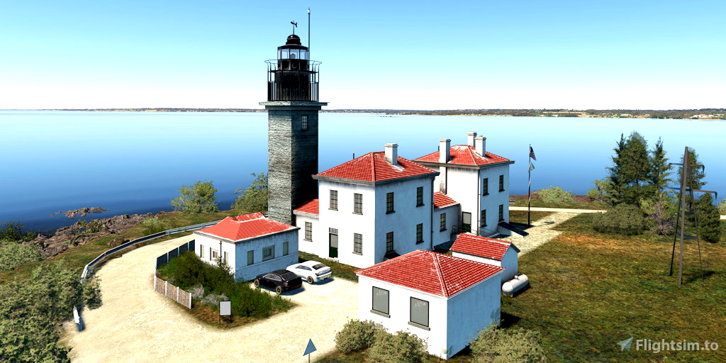 Ultralight Sightseeing - Rhode Island - Newport - Beavertail Lighthouse ...
