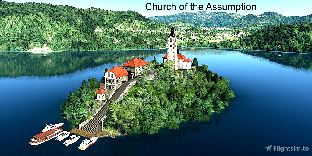 Ultralight Sightseeing - Slovenia - Brdo Castle - Bled Castle - Church ...