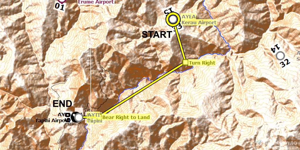 Ultralight Sightseeing - Papua New Guinea - Kerau - Tapini - Mountain ...