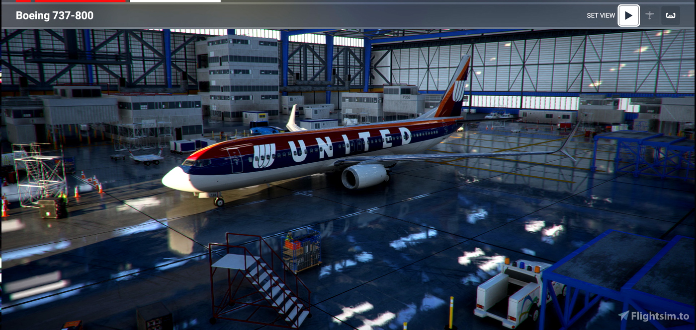 United PMDG Boeing 737-800 pro Microsoft Flight Simulator | MSFS