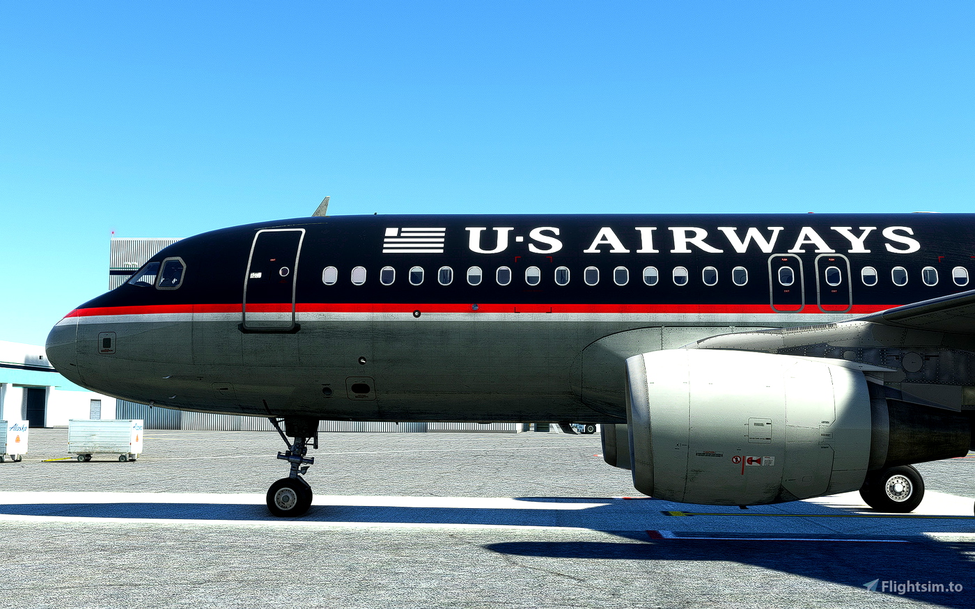 USAirways Fenixsim -Airbus A320- N106US [8K] for Microsoft Flight ...