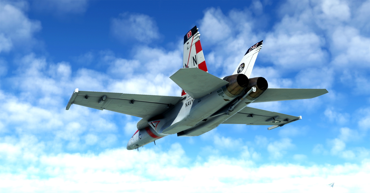 VFA-41 Black Aces Livery for Asobo & SW F-18E for Microsoft Flight ...