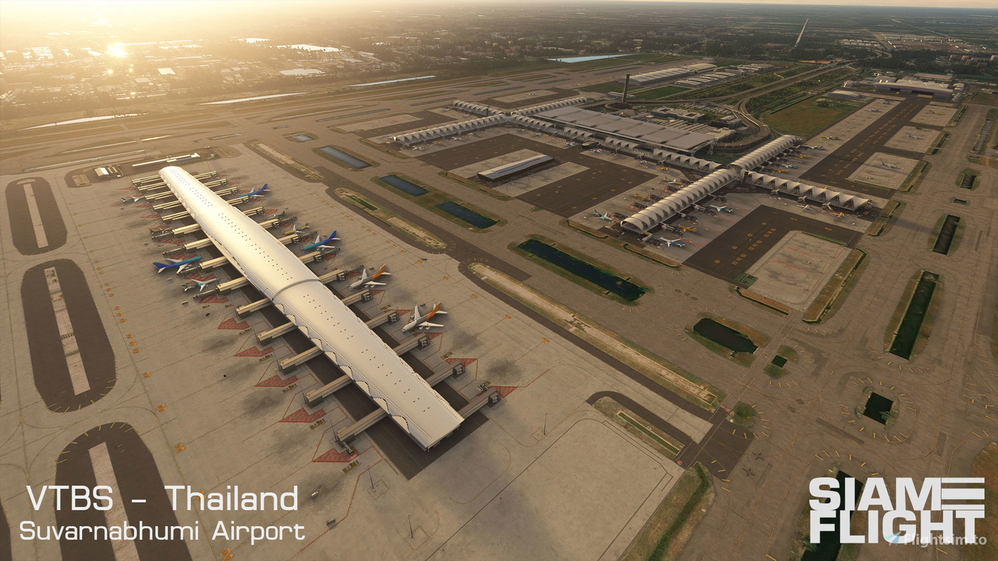 SiamFlight - VTBS - Suvarnabhumi International Airport Thailand for ...