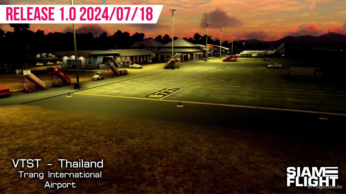 SiamFlight - VTST/TST - Trang International Airport para Microsoft Flight Simulator | MSFS