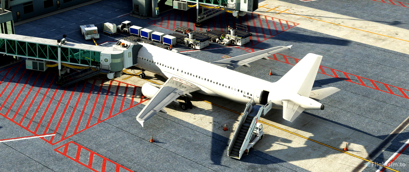 White AirBaltic A320 (9H-SWD) for Microsoft Flight Simulator | MSFS