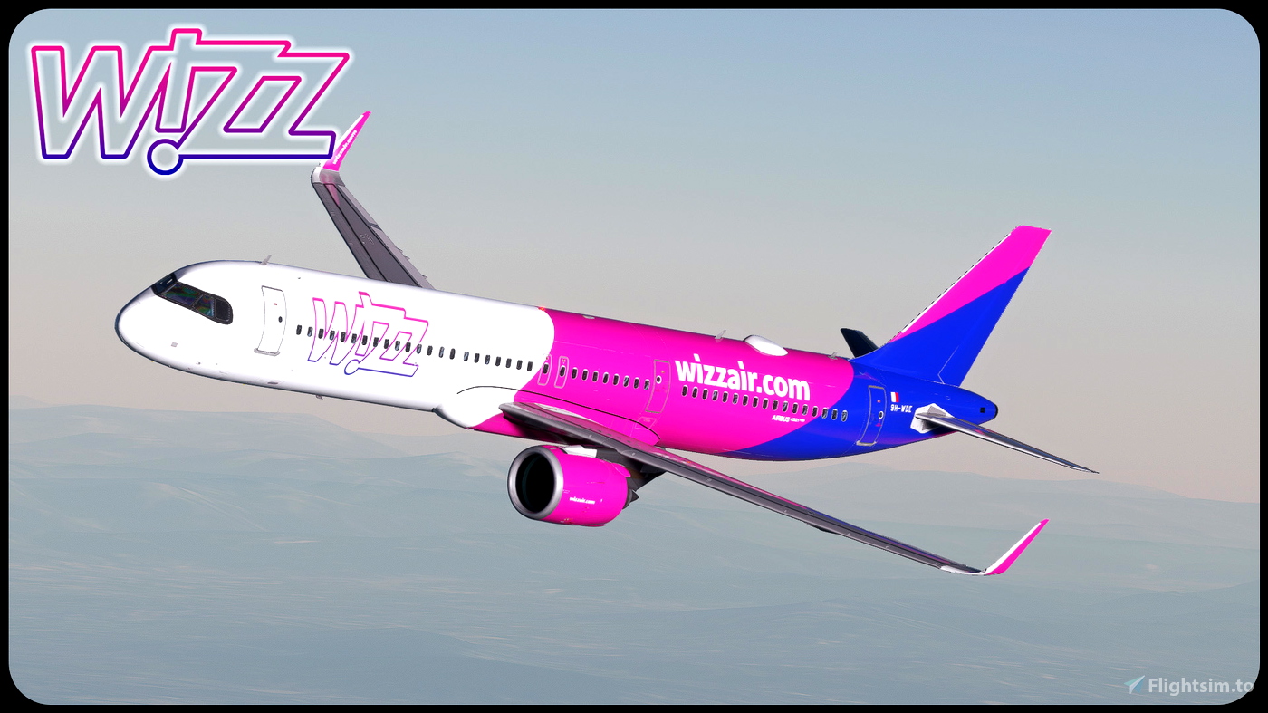 Wizz Air Malta A321NEO 9H-WDE (8K) for Microsoft Flight Simulator | MSFS