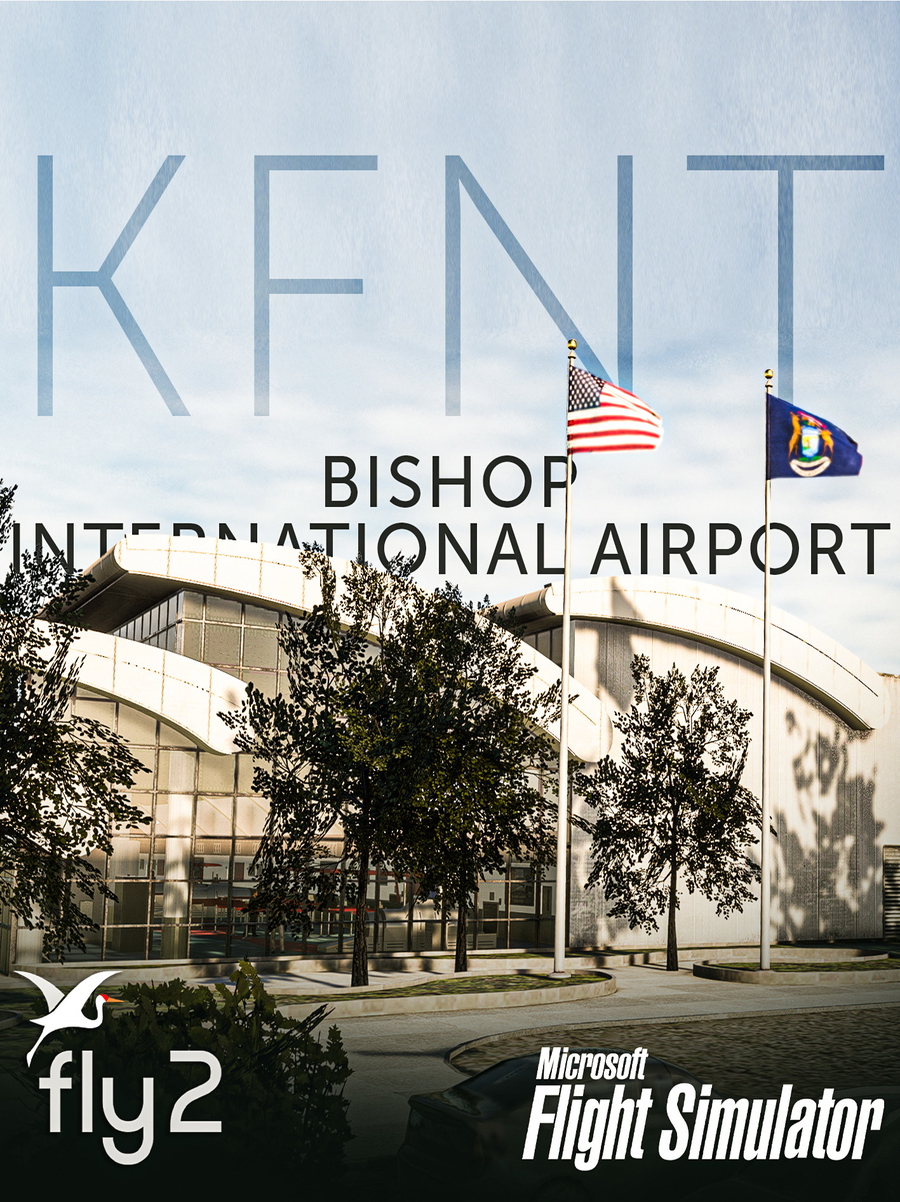FLY2HIGH - KFNT - Bishop International Airport for Microsoft Flight Simulator | MSFS