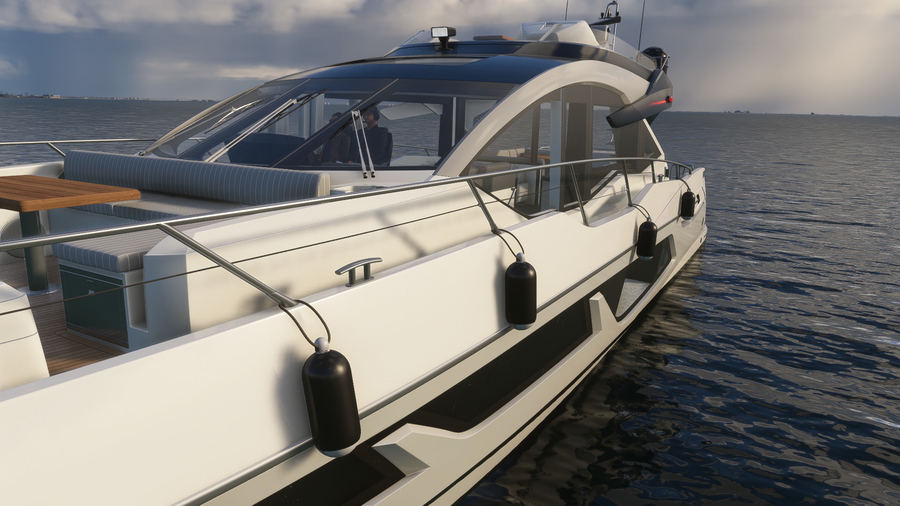 Marine RM - 74ft Sport Yacht for Microsoft Flight Simulator | MSFS