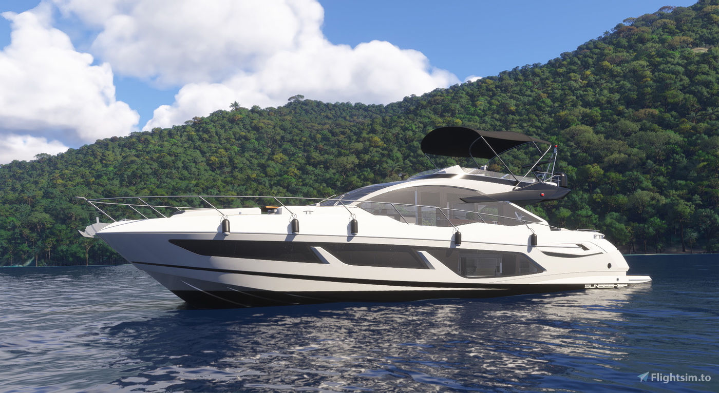 Marine RM - 74ft Sport Yacht for Microsoft Flight Simulator | MSFS