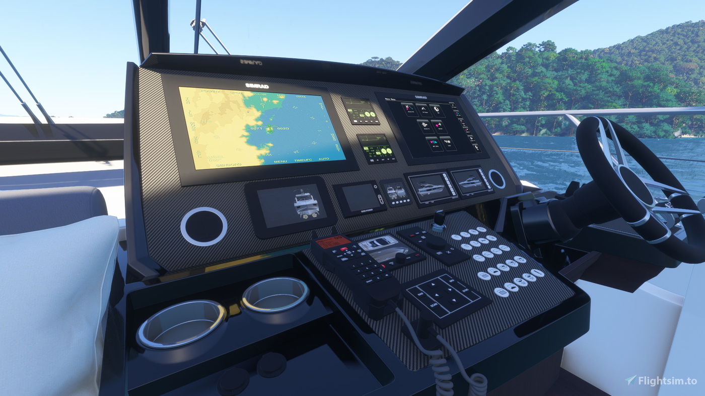 Marine RM - 74ft Sport Yacht for Microsoft Flight Simulator | MSFS
