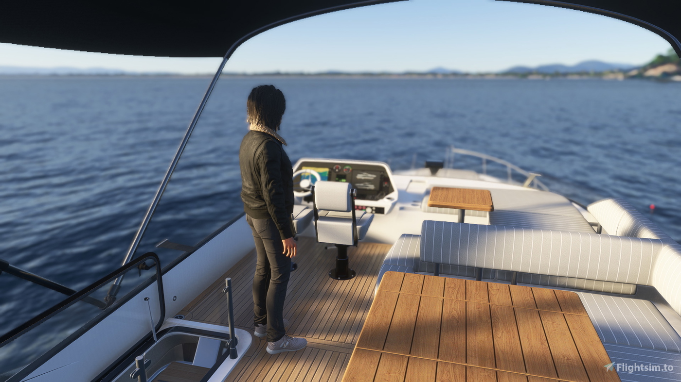 Marine RM - 74ft Sport Yacht for Microsoft Flight Simulator | MSFS