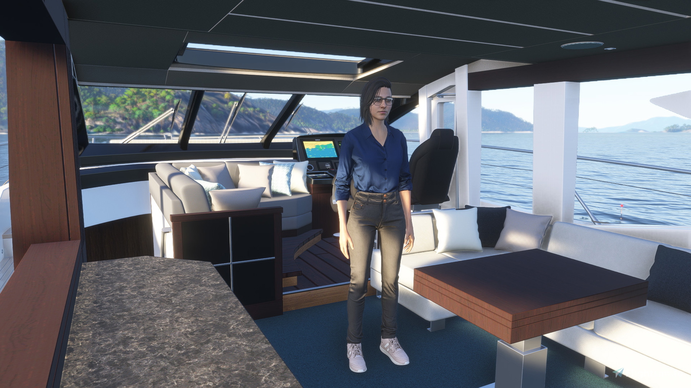 Marine RM - 74ft Sport Yacht for Microsoft Flight Simulator | MSFS