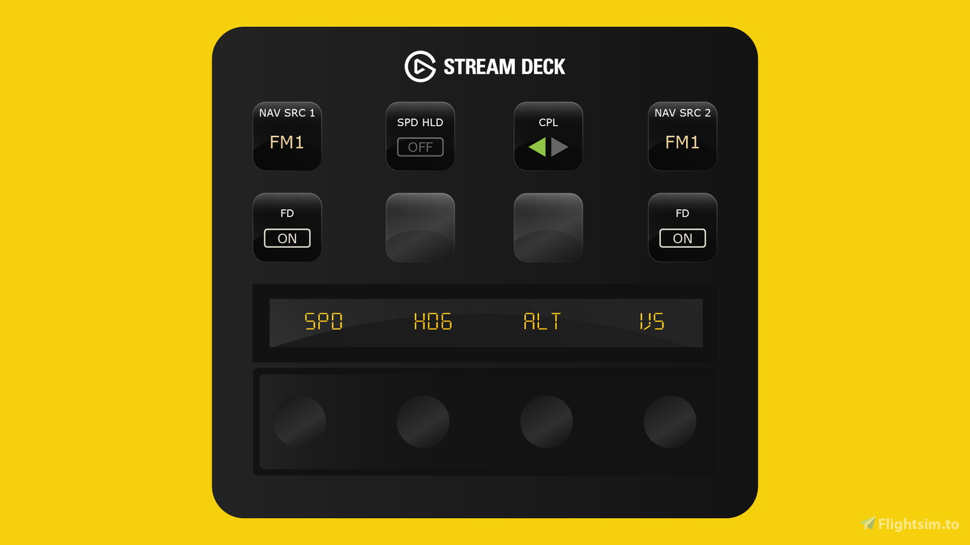 Flight Panels - ATR 72-600 Stream Deck + Autopilot Panel for Microsoft ...