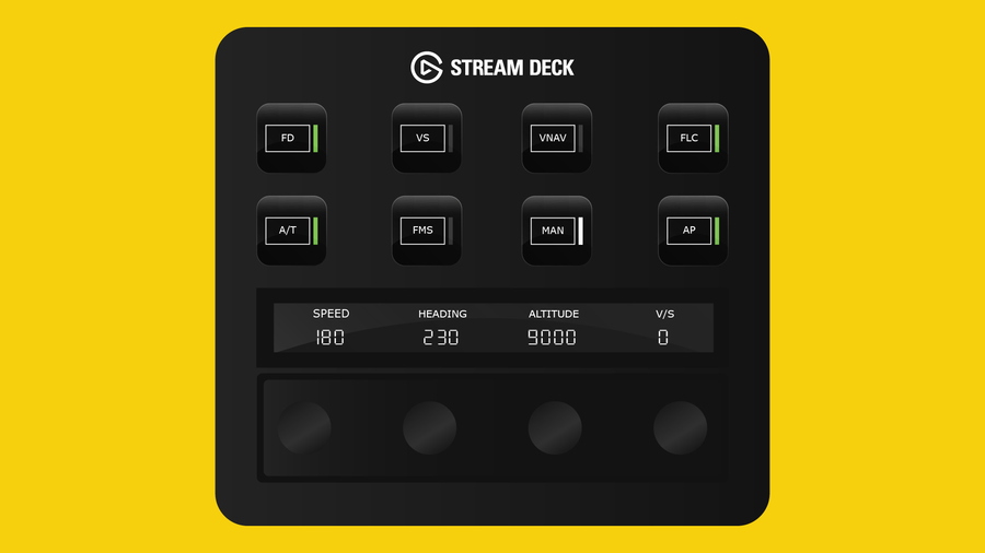 Flight Panels - Cessna Citation Longitude Stream Deck + Autopilot Panel ...