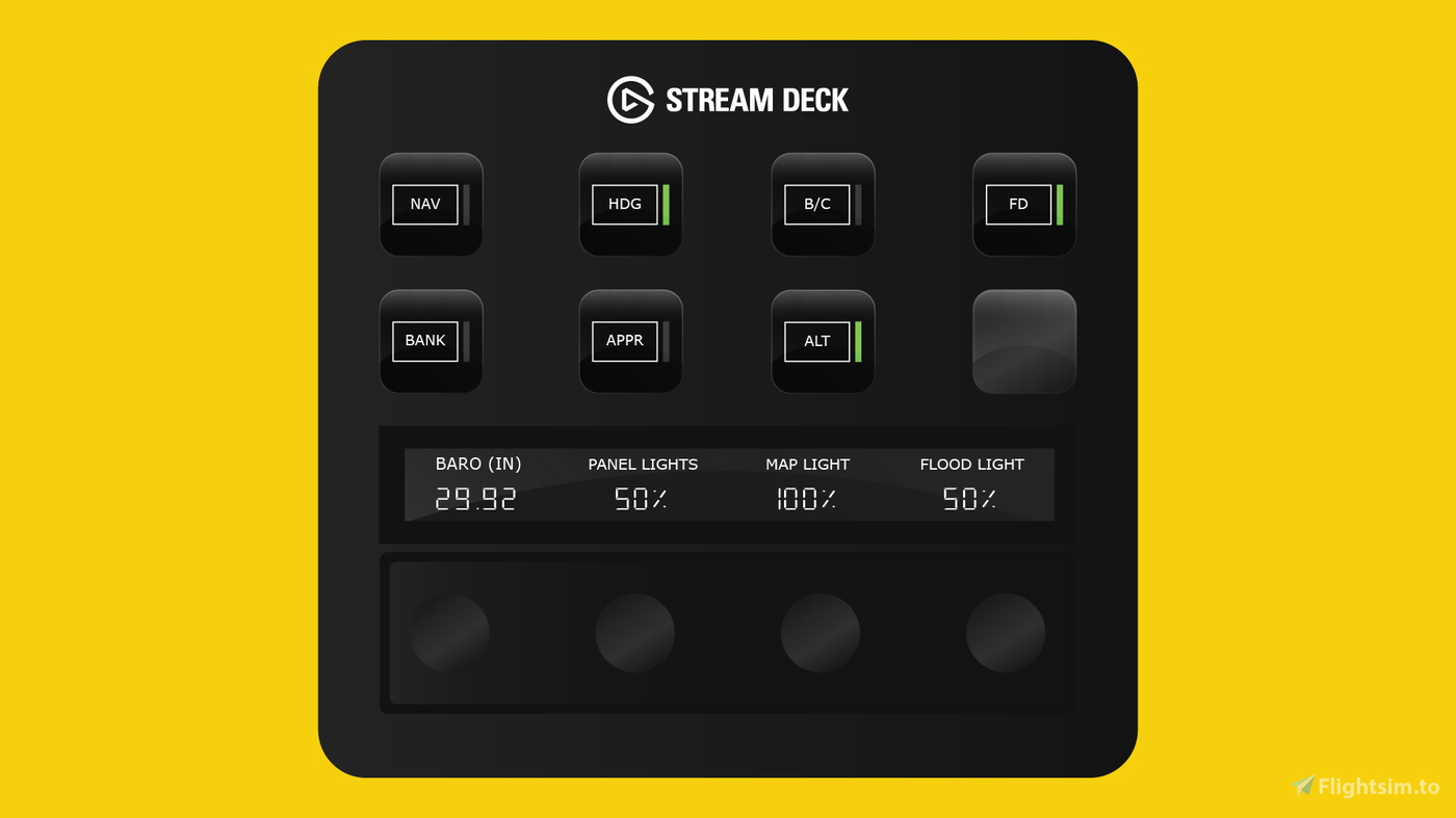 Flight Panels - Cessna Citation Longitude Stream Deck + Autopilot Panel ...