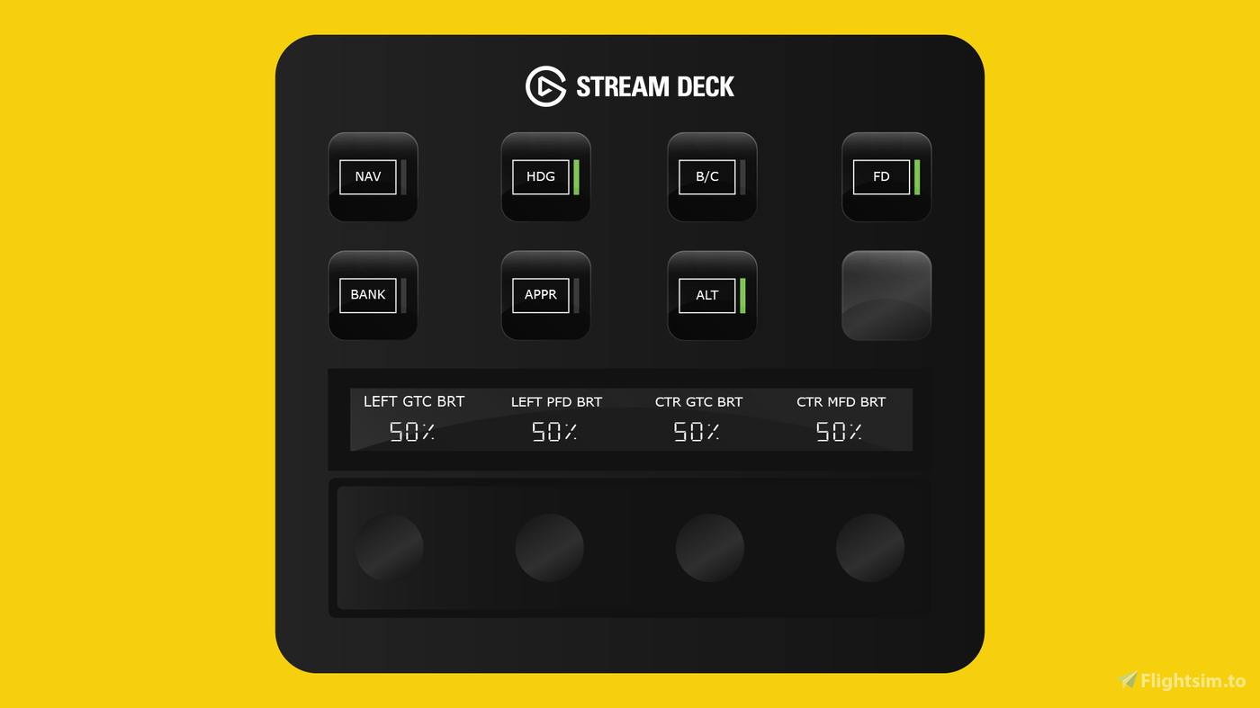 Flight Panels - Cessna Citation Longitude Stream Deck + Autopilot Panel ...