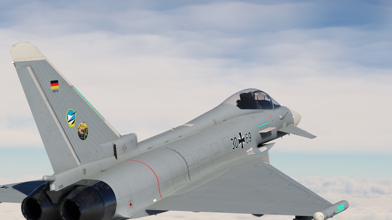 CJ Eurofighter Typhoon Liveries for Microsoft Flight Simulator | MSFS