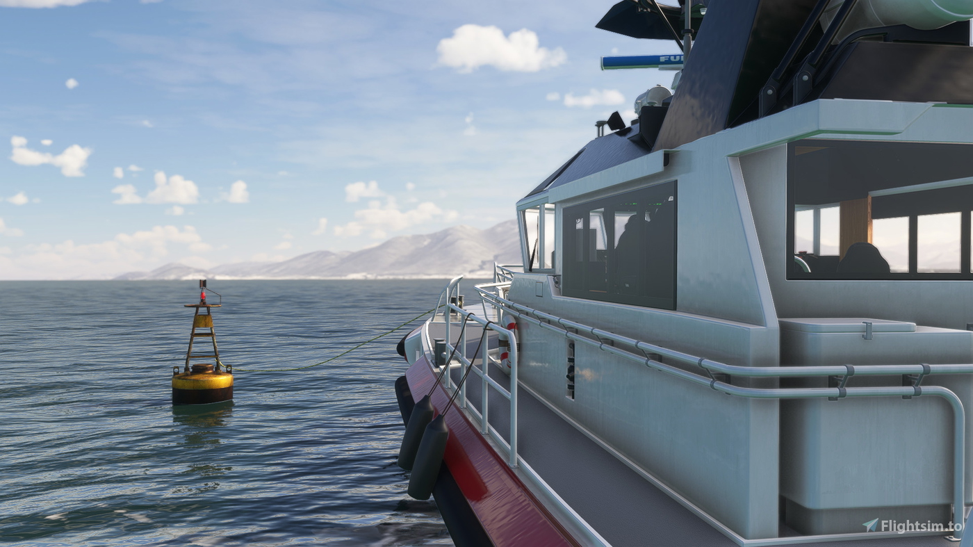 Marine RM - Emergency Support Boat for Microsoft Flight Simulator | MSFS