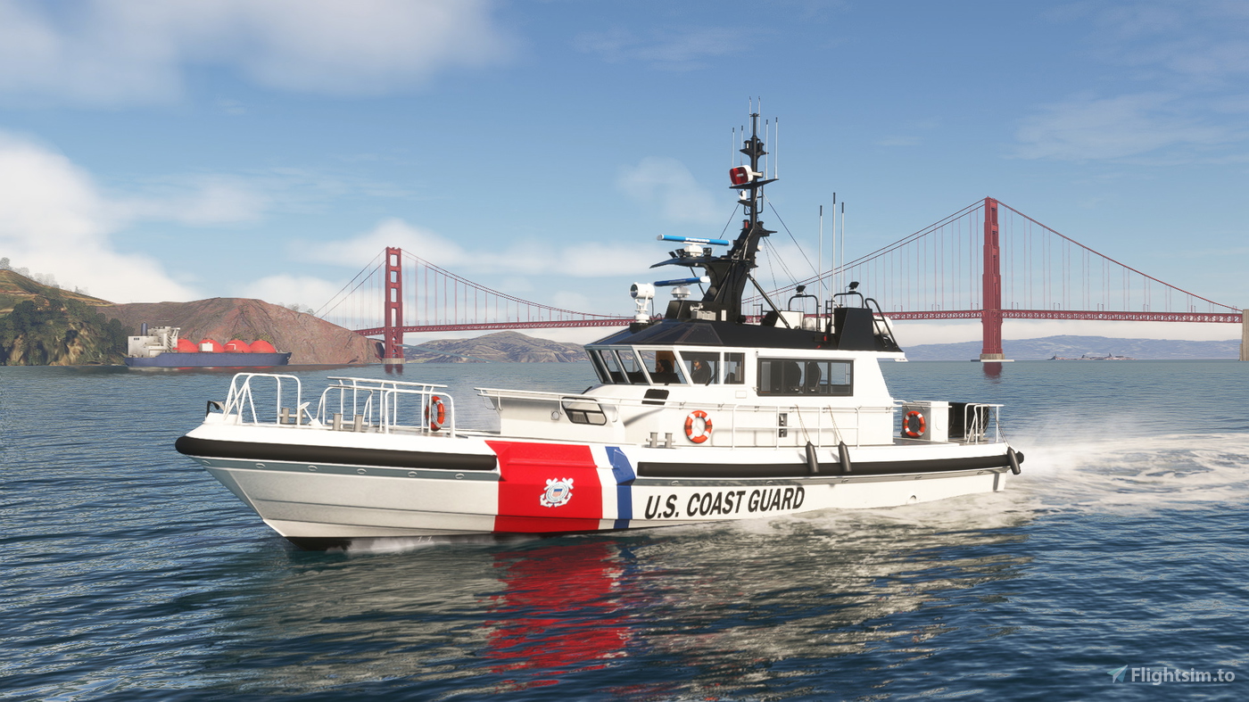Marine RM - Emergency Support Boat for Microsoft Flight Simulator | MSFS