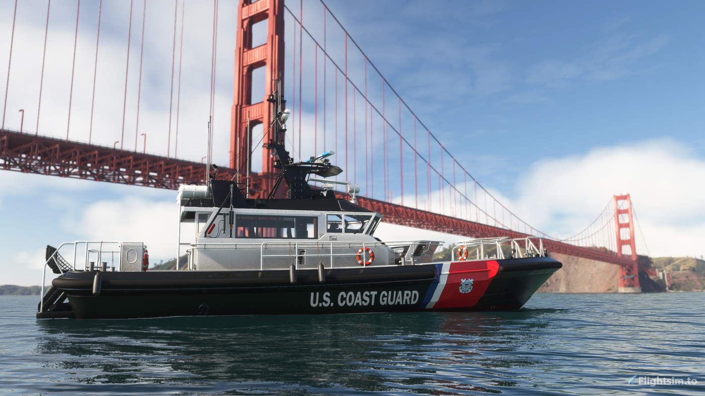 Marine RM - Emergency Support Boat for Microsoft Flight Simulator | MSFS