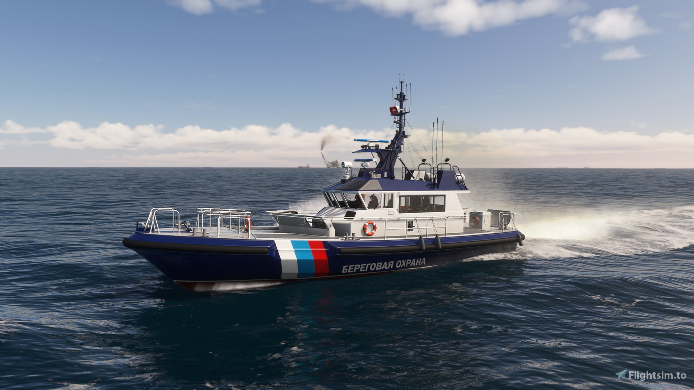 Marine RM - Emergency Support Boat for Microsoft Flight Simulator | MSFS