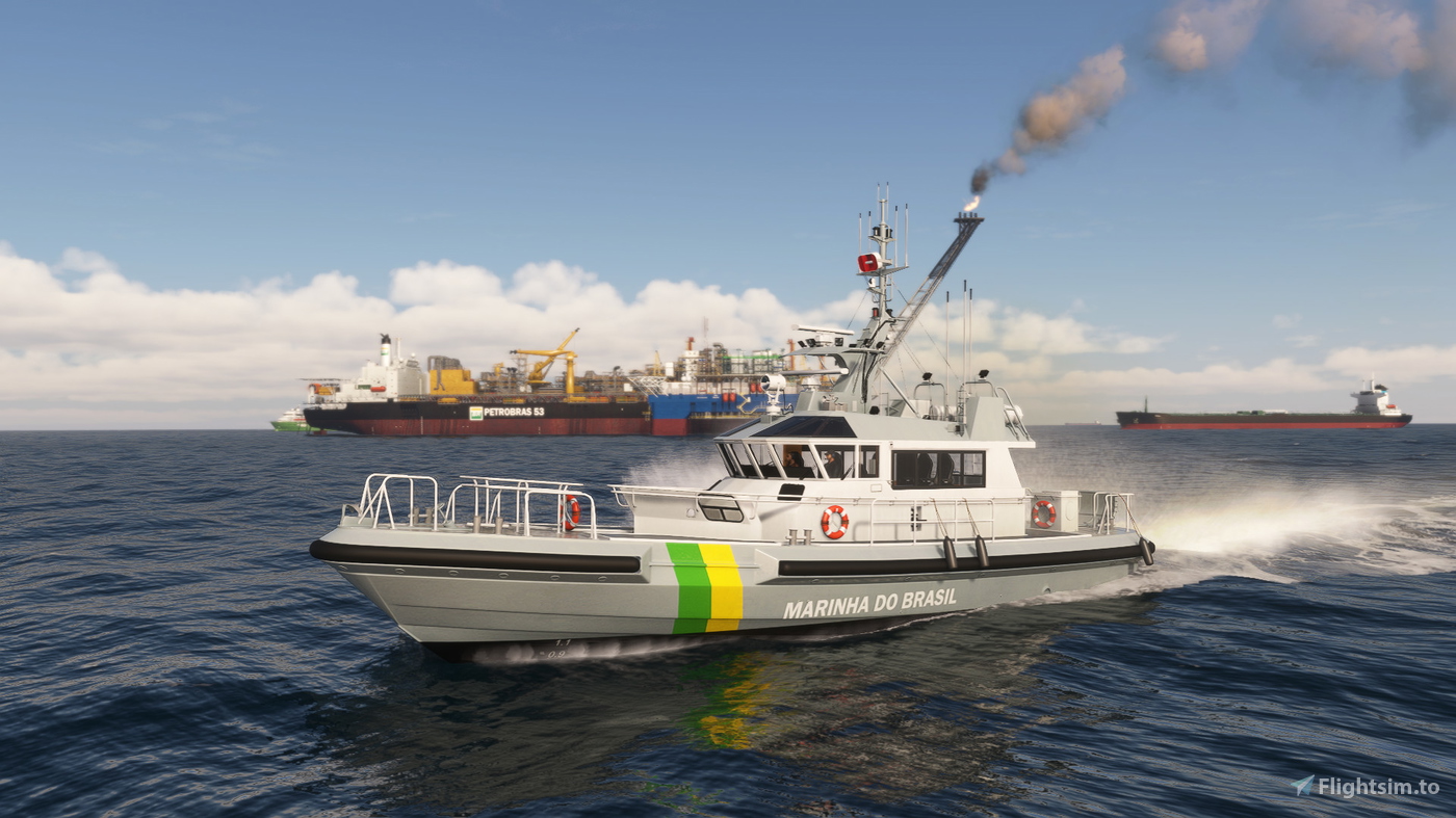 Marine RM - Emergency Support Boat for Microsoft Flight Simulator | MSFS