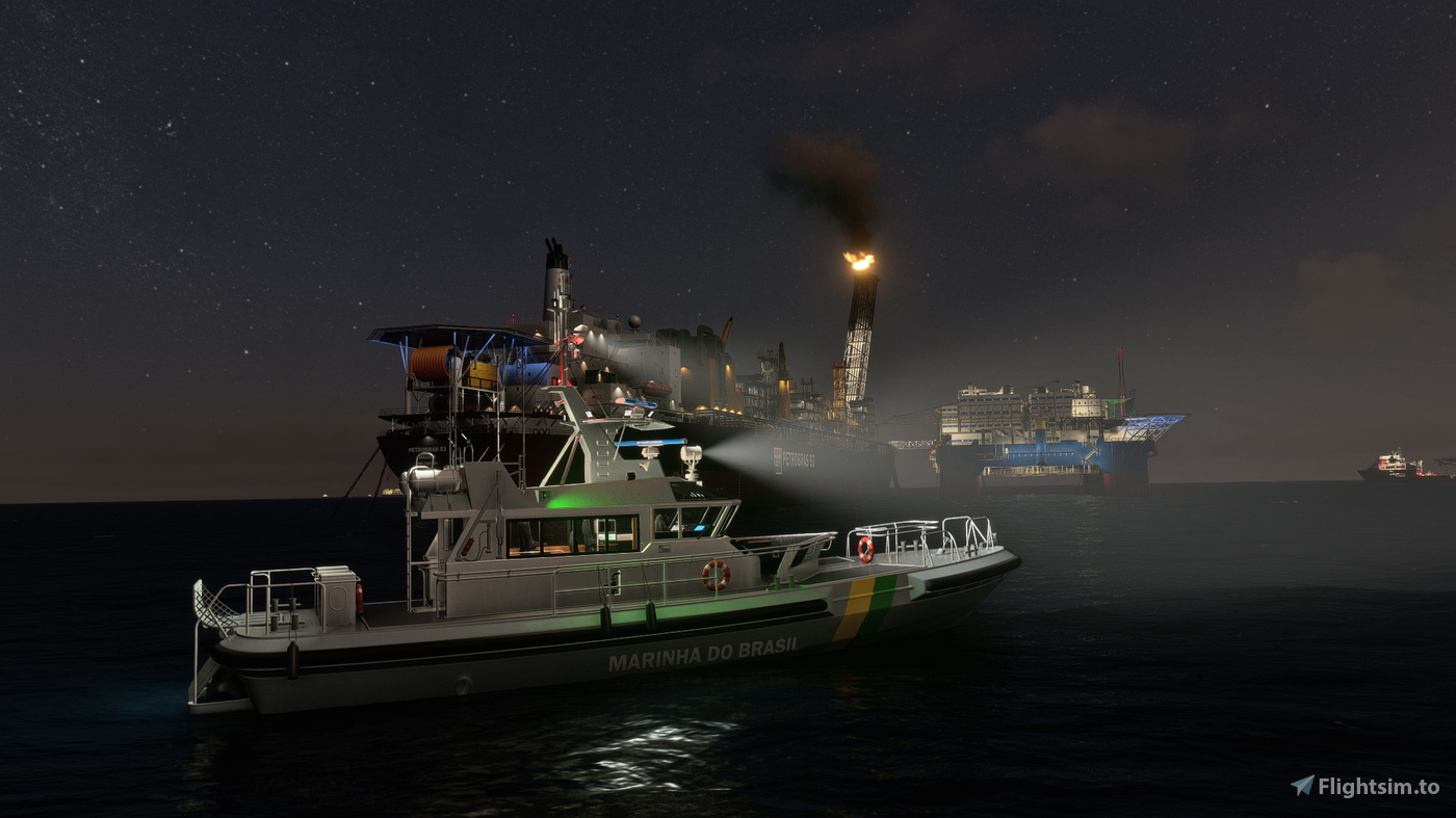 Marine RM - Emergency Support Boat for Microsoft Flight Simulator | MSFS