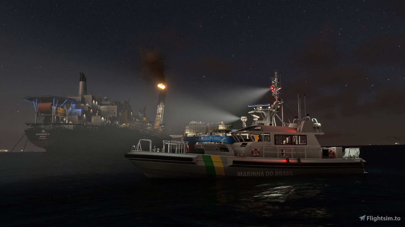 Marine RM - Emergency Support Boat for Microsoft Flight Simulator | MSFS