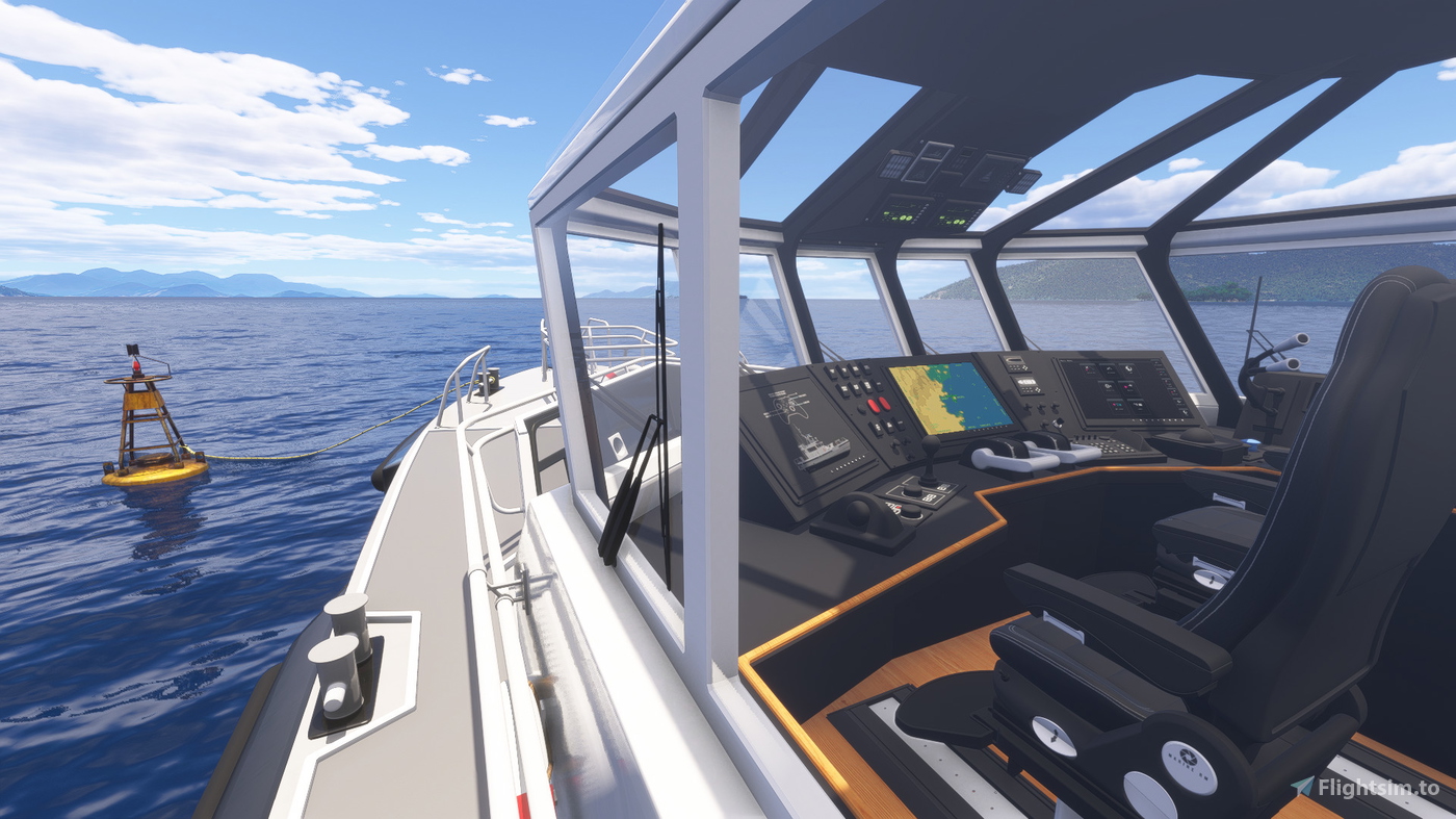 Marine RM - Emergency Support Boat for Microsoft Flight Simulator | MSFS