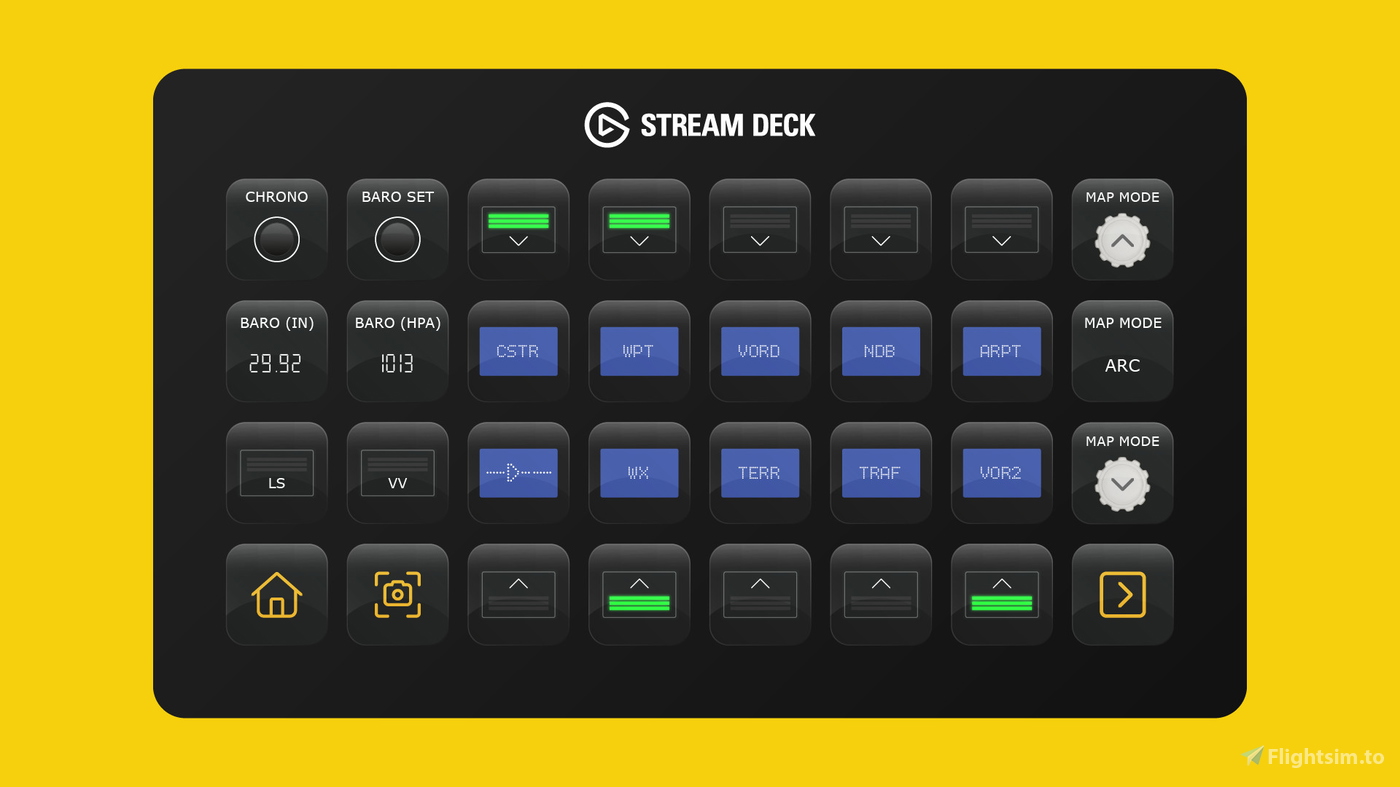 Flight Panels - FlyByWire A380X Stream Deck XL Autopilot Panel for ...