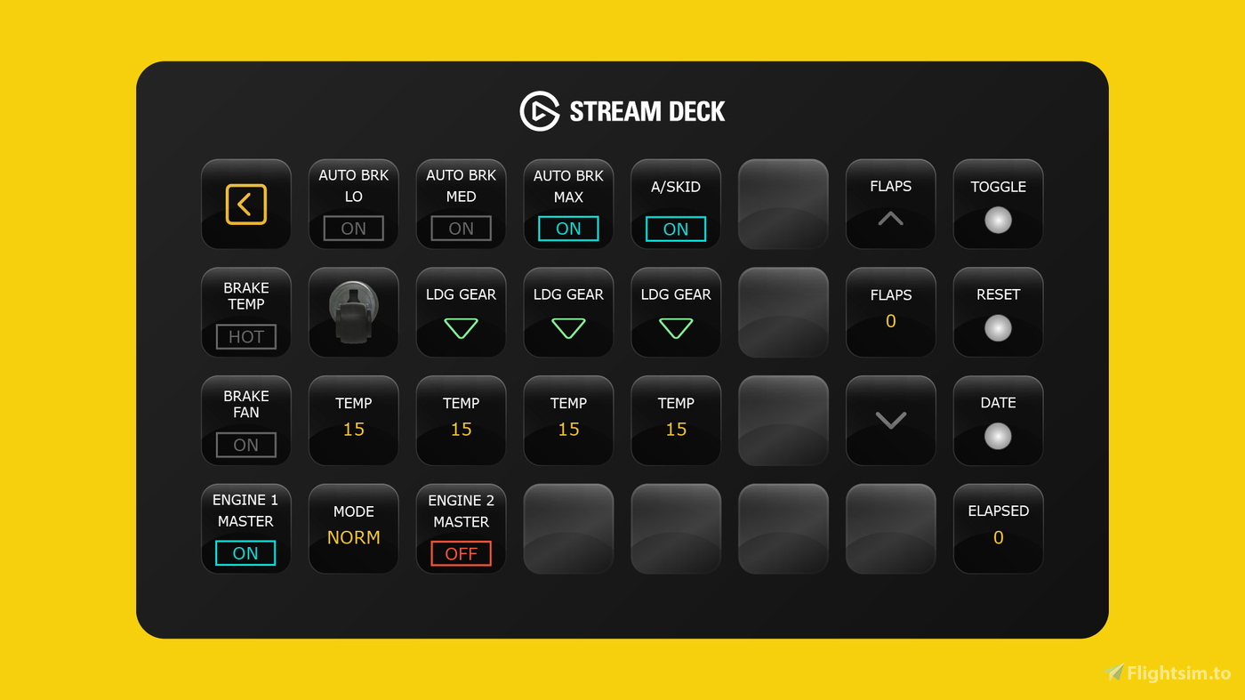 Flight Panels - Stream Deck Series: FlyByWire Airbus A32NX for ...