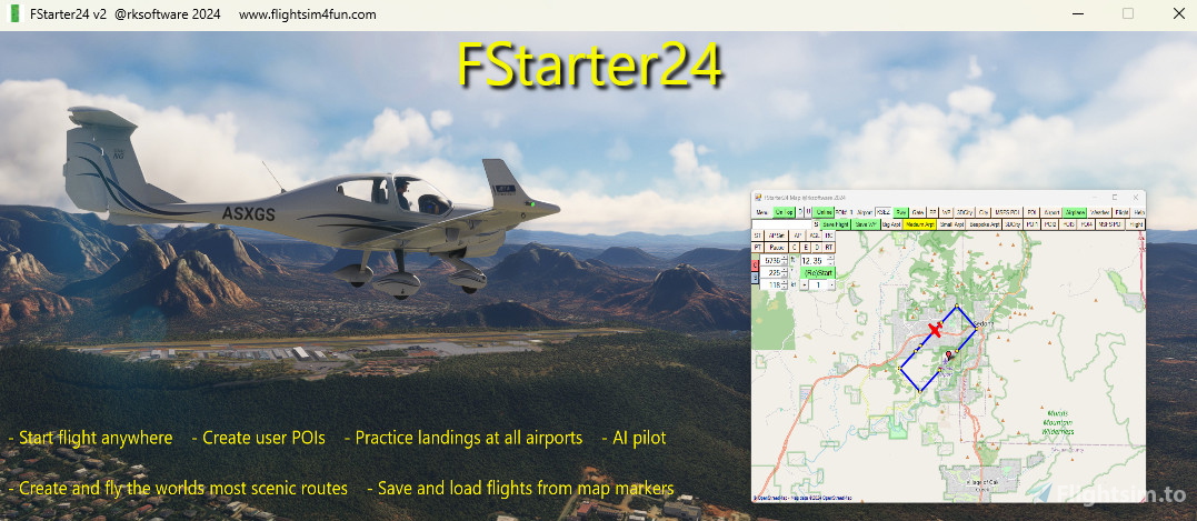 rksoftware - FStarter24 for Microsoft Flight Simulator | MSFS
