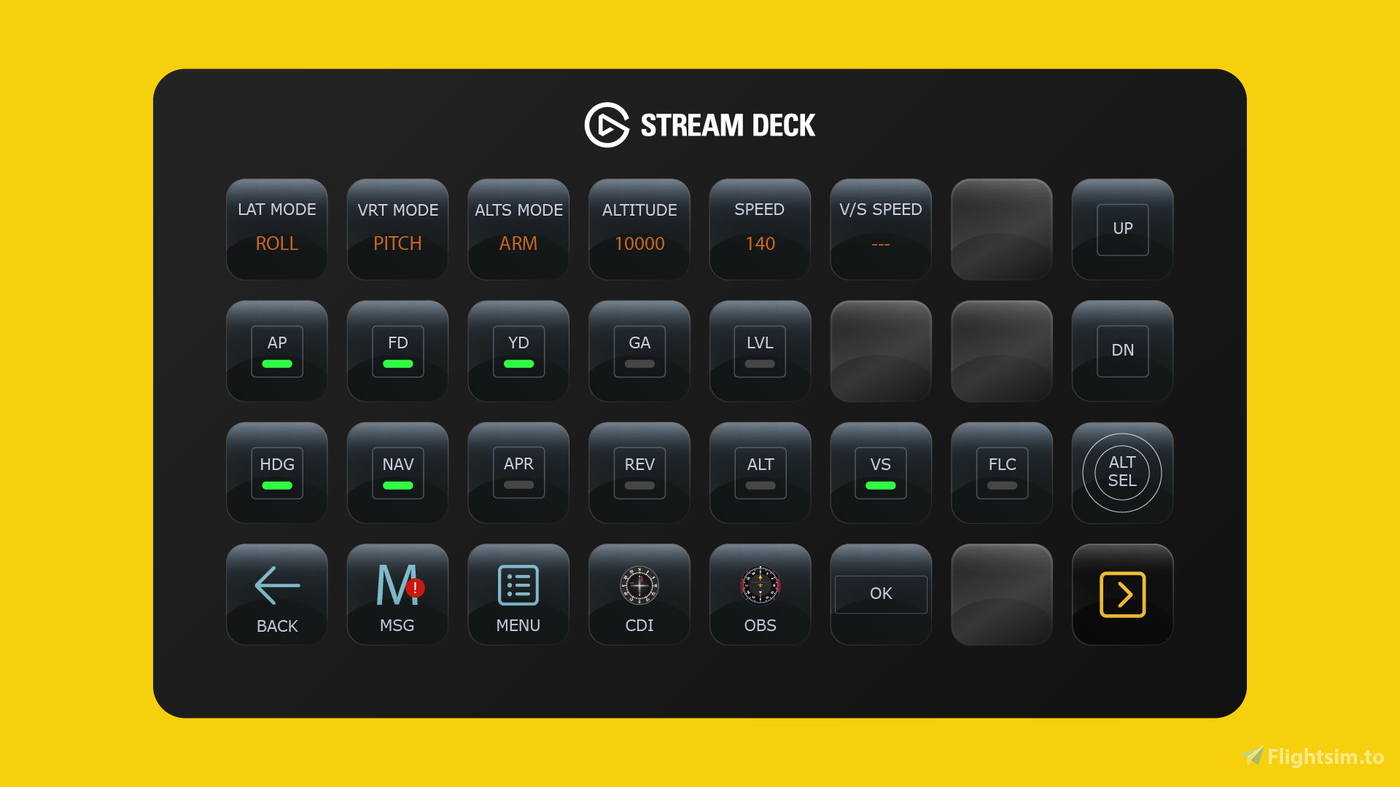 Flight Panels - Garmin GTN750 Stream Deck Profile for Microsoft Flight ...