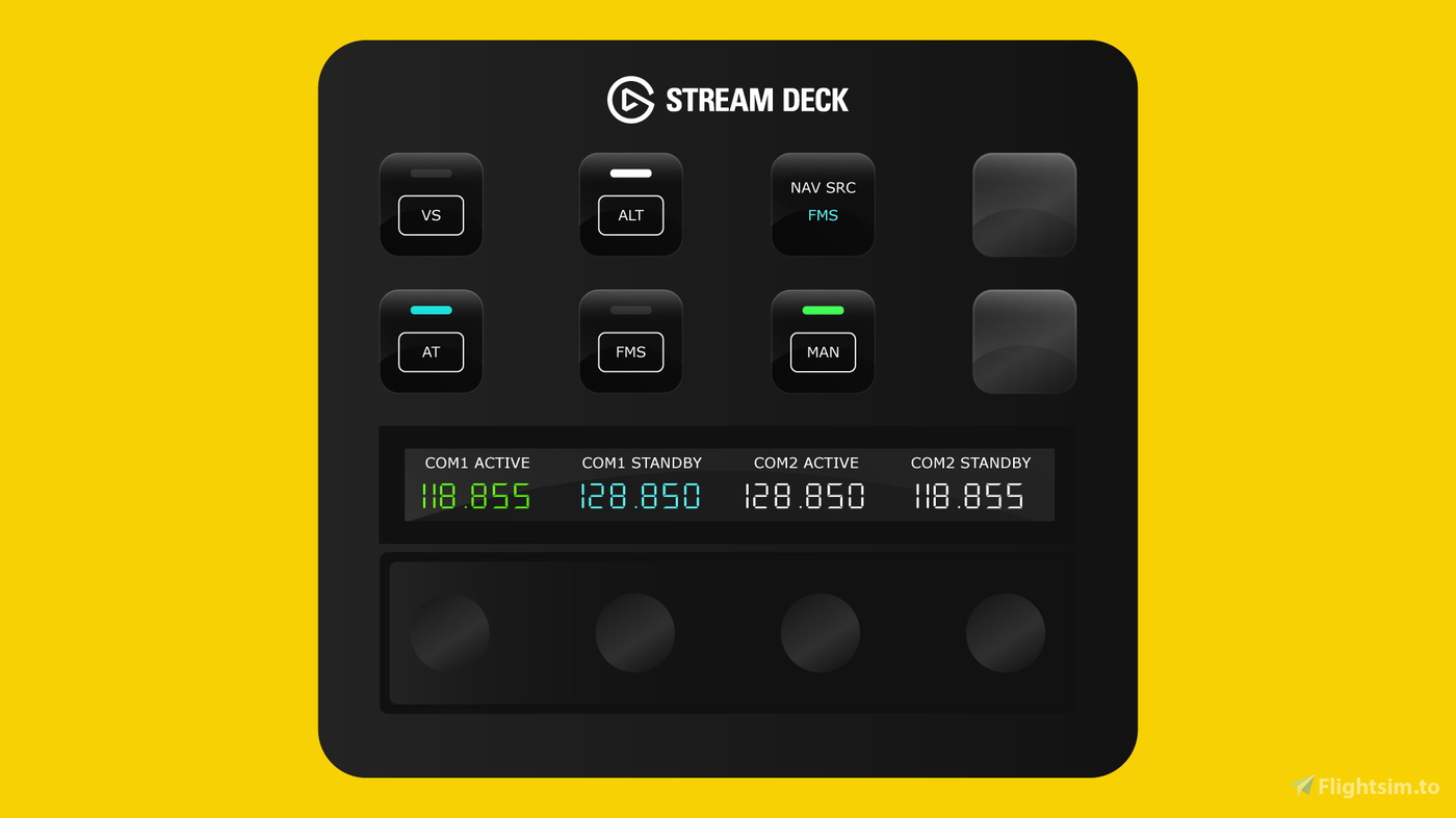 Flight Panels - SF50 Cirrus Vision Jet G2 Stream Deck + Autopilot Panel ...