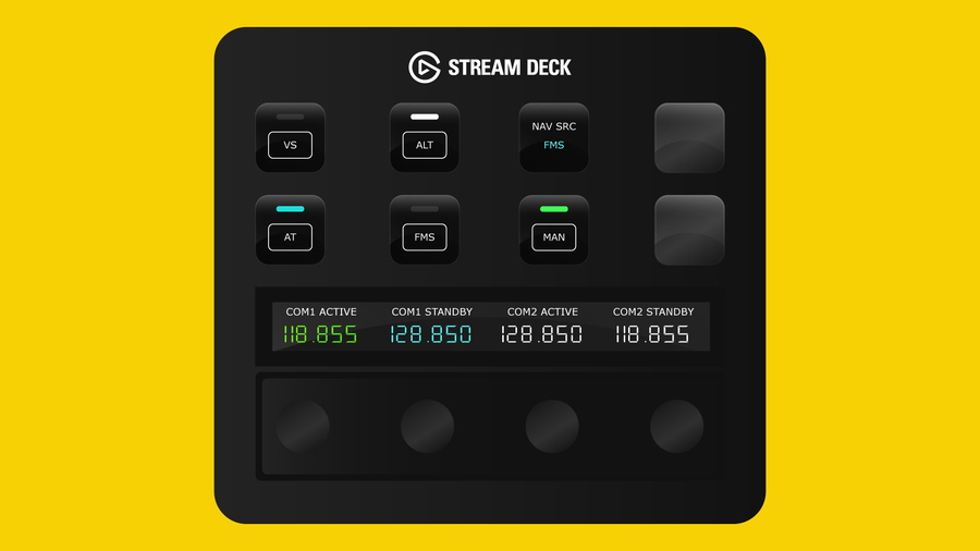 Flight Panels - SF50 Cirrus Vision Jet G2 Stream Deck + Autopilot Panel ...