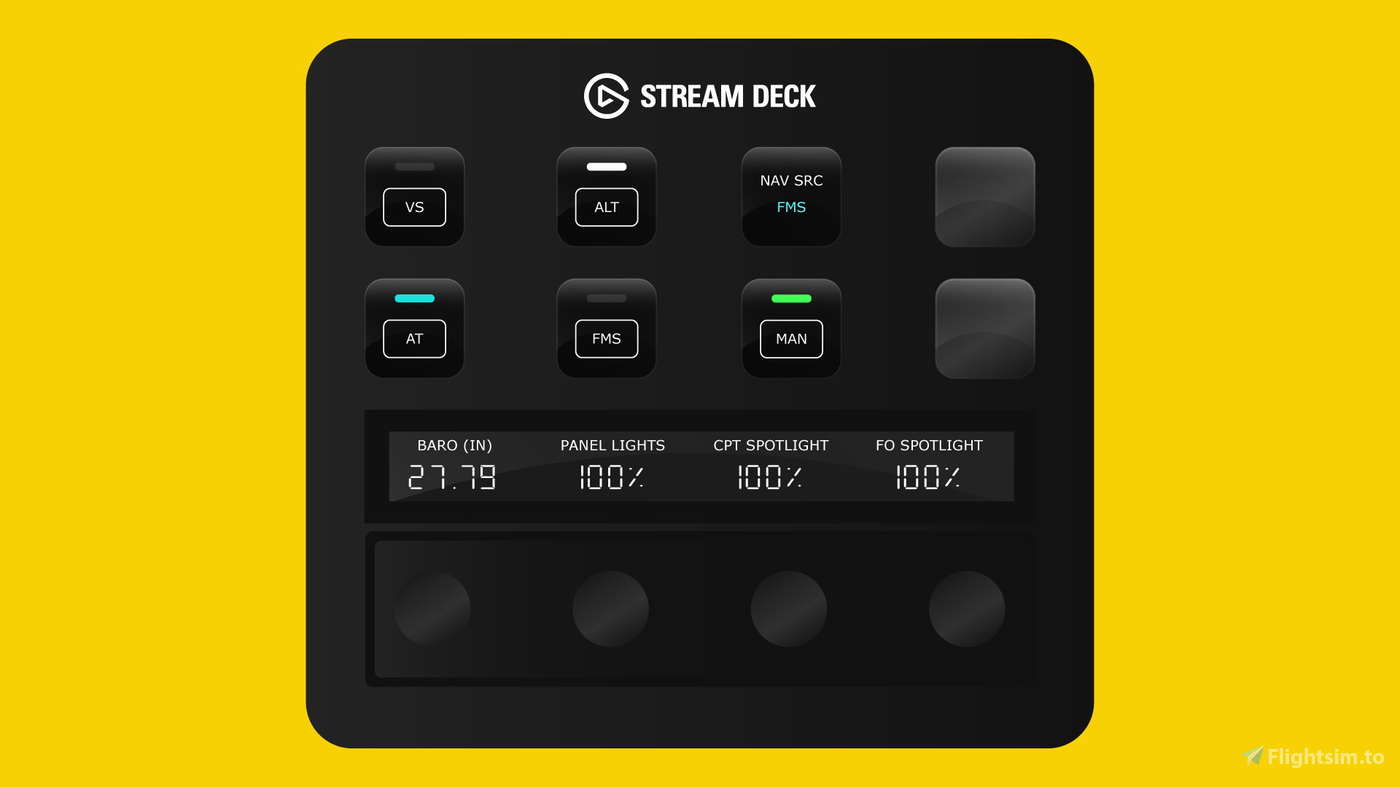 Flight Panels - SF50 Cirrus Vision Jet G2 Stream Deck + Autopilot Panel ...