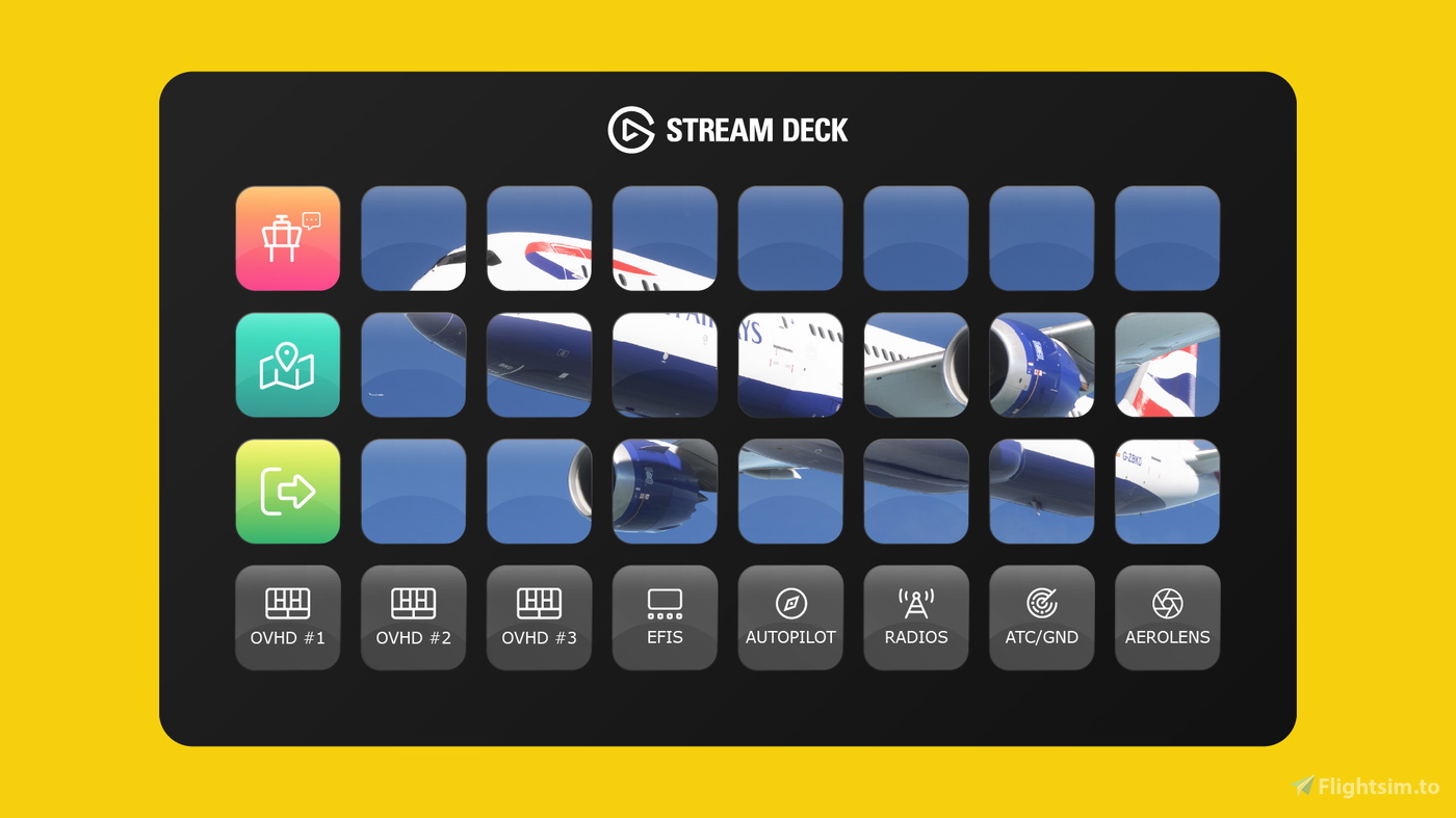 Flight Panels - Stream Deck Series: 787 Dreamliner for Microsoft Flight ...