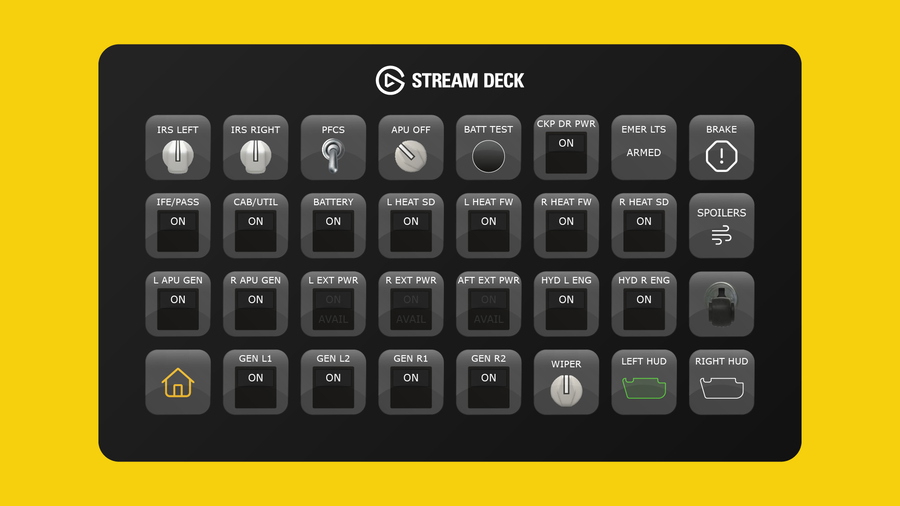 Flight Panels - Stream Deck Series: 787 Dreamliner for Microsoft Flight ...