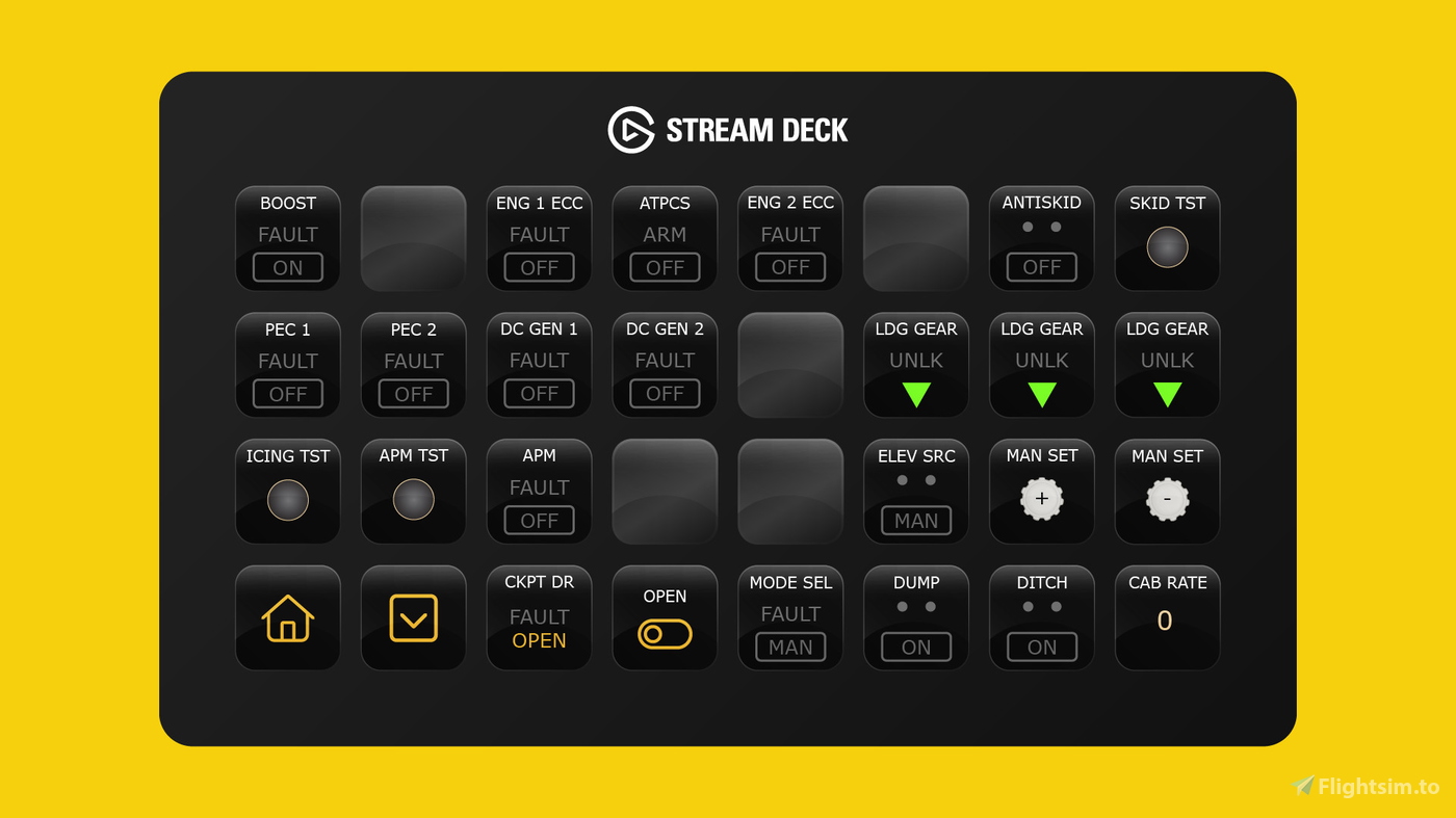 Flight Panels - Stream Deck Profile: ATR 42/72-600 for Microsoft Flight ...