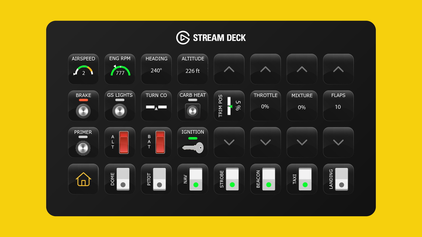 Flight Panels - Stream Deck Series: Cessna 152 for Microsoft Flight ...