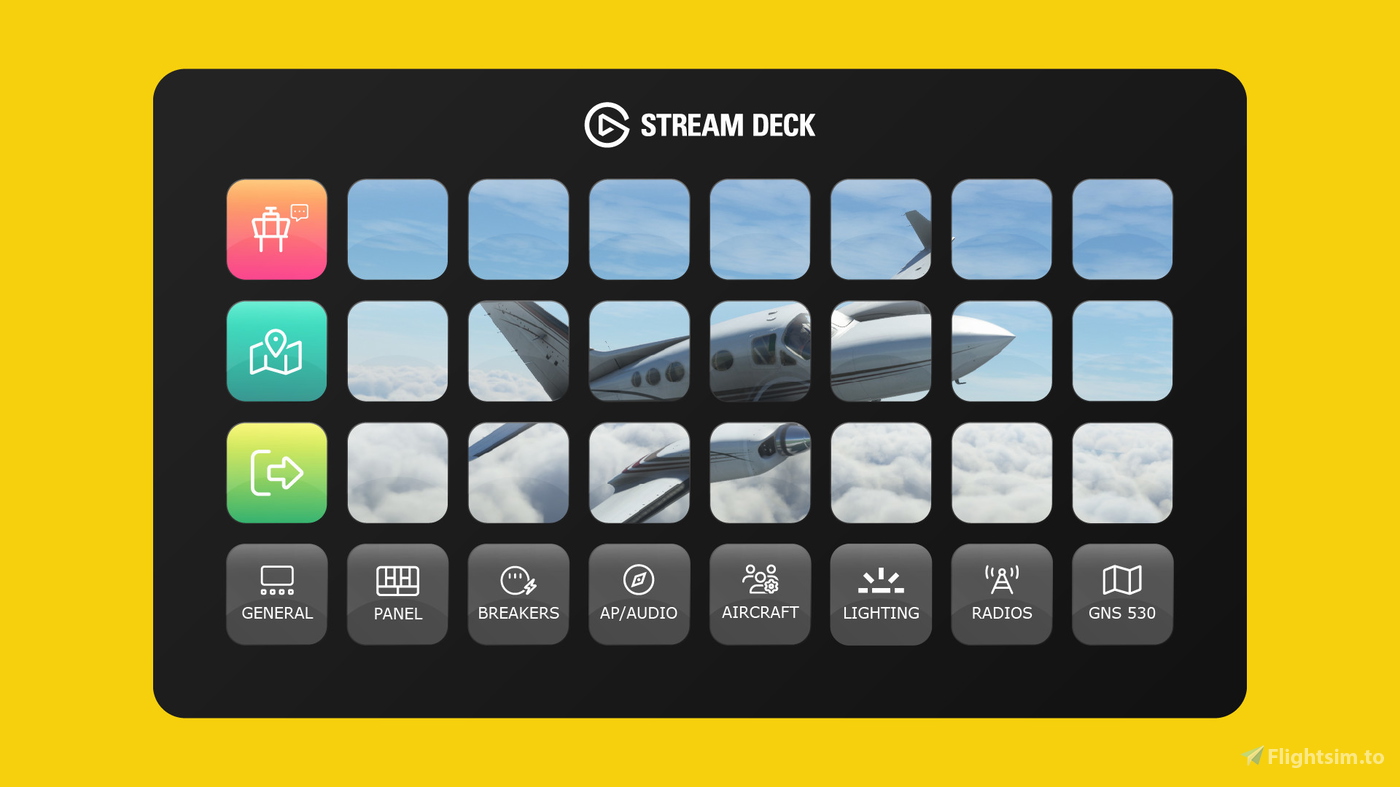Flight Panels - Stream Deck Series: Cessna 414 AW Chancellor for ...