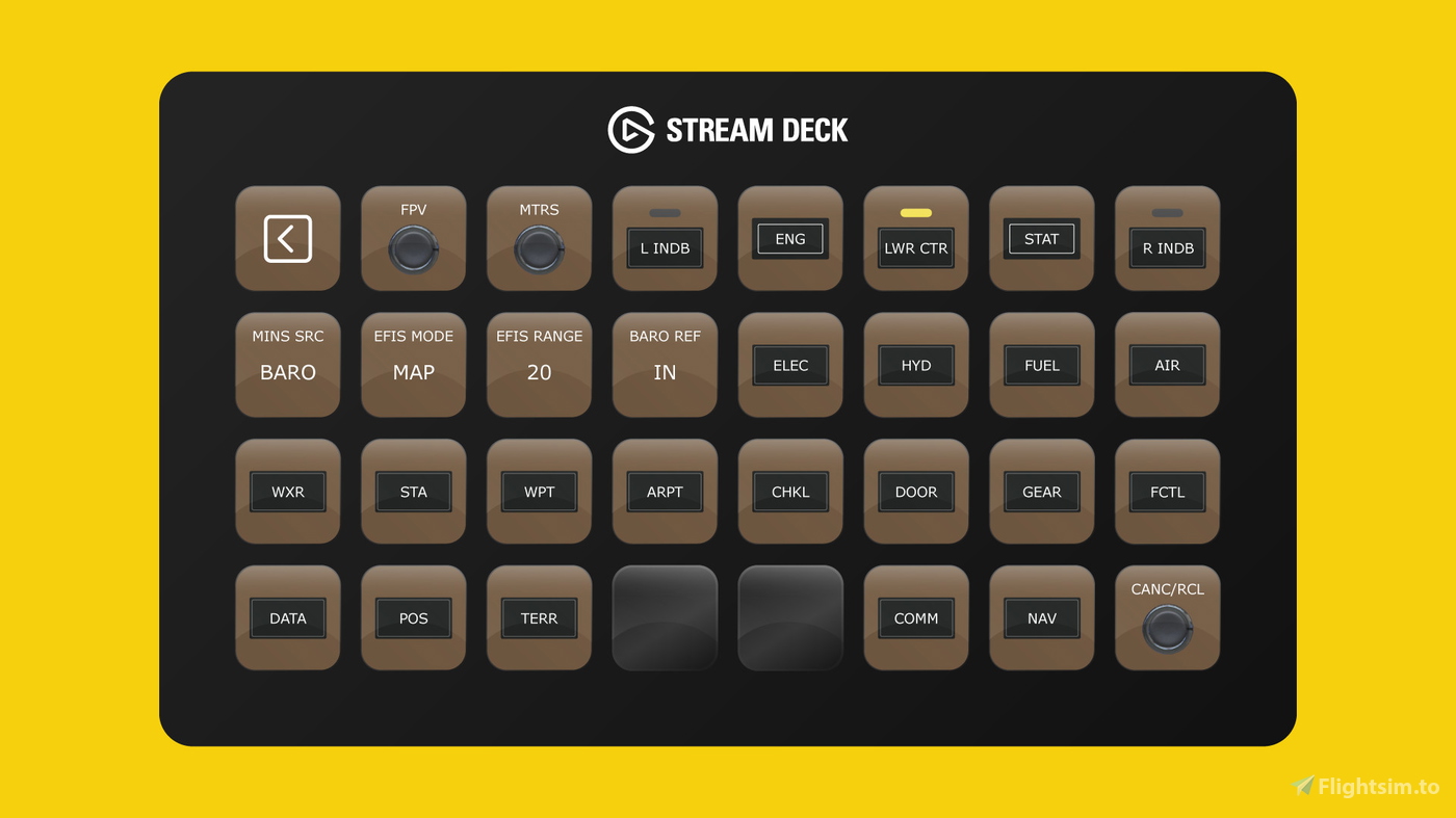 Flight Panels - Stream Deck Series: PMDG 777-300ER/F (32 Key Version ...