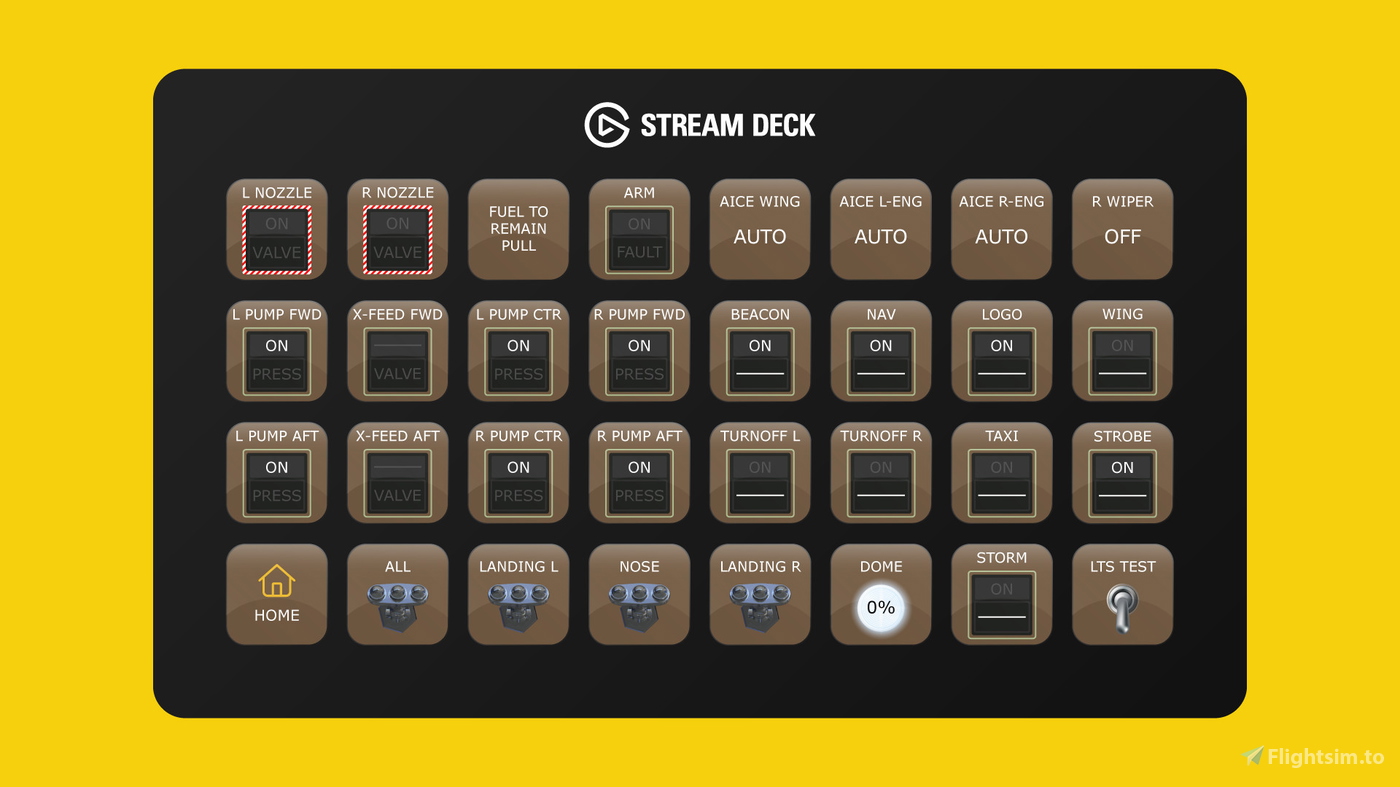 Flight Panels - Stream Deck Series: PMDG 777-300ER/F (32 Key Version ...