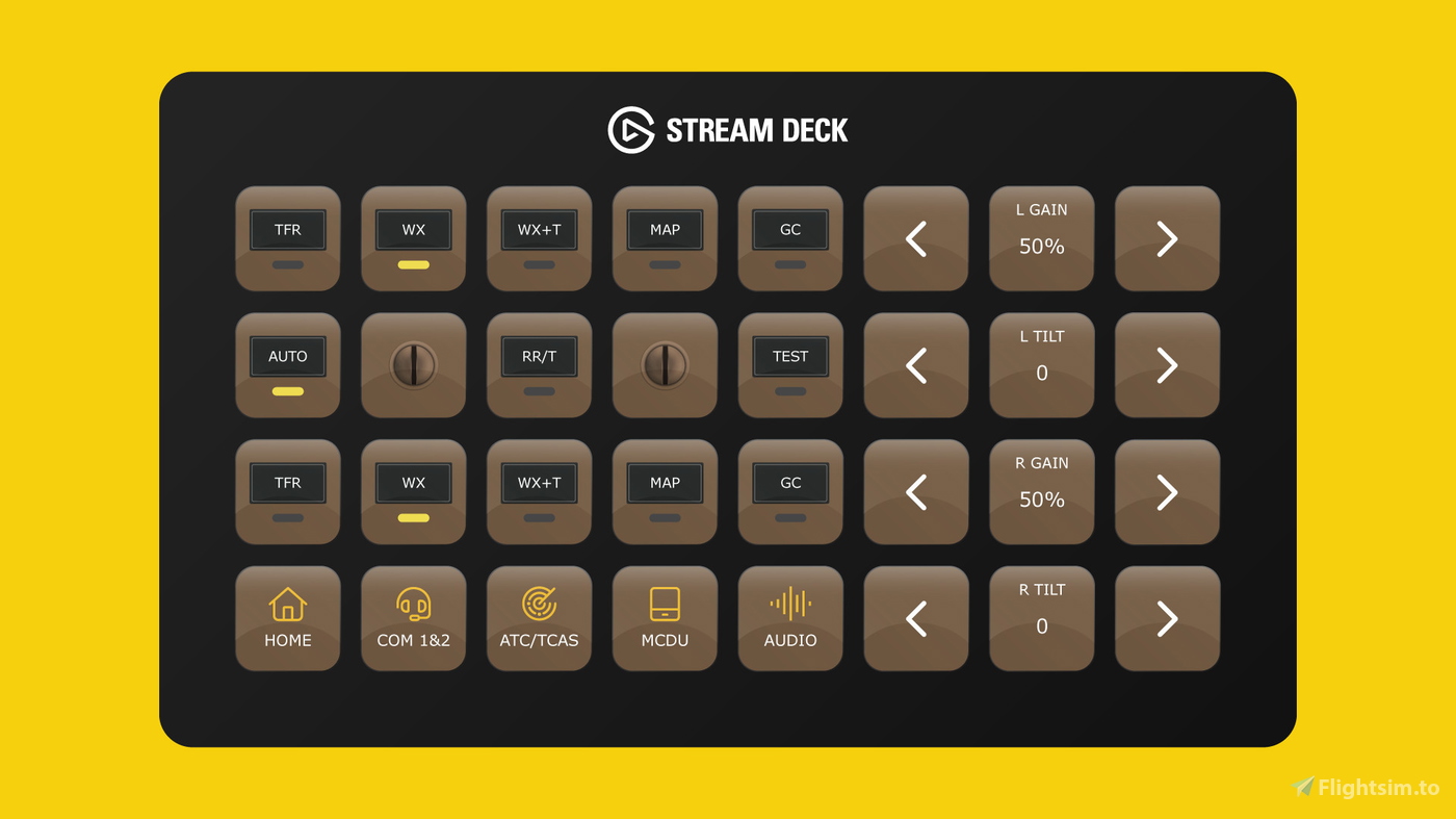 Flight Panels - Stream Deck Series: PMDG 777-300ER/F (32 Key Version ...